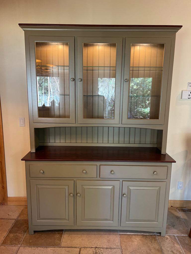 Amish Farmhouse Open Shelf Dining Hutch (SHIPS OUT IN 6-10 WEEKS) - The ...