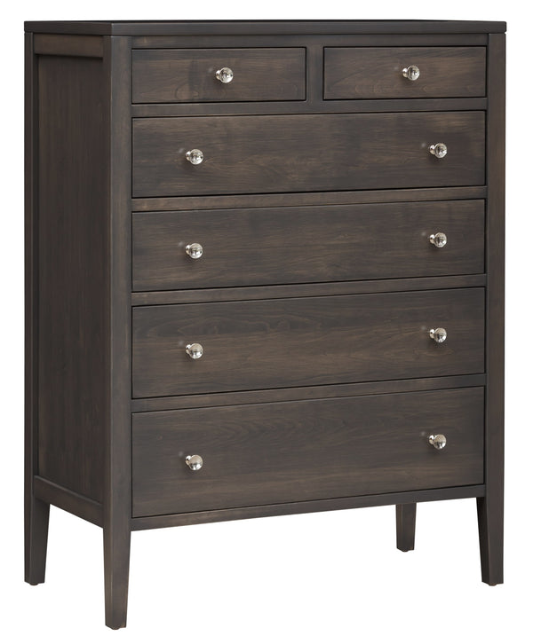 Albany - Amish Hardwood 6-Drawer Chest of Drawers - The Wood Reserve