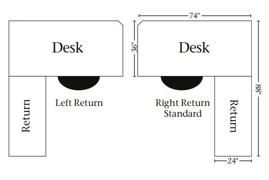 Amish Handcrafted Desks - The Wood Reserve