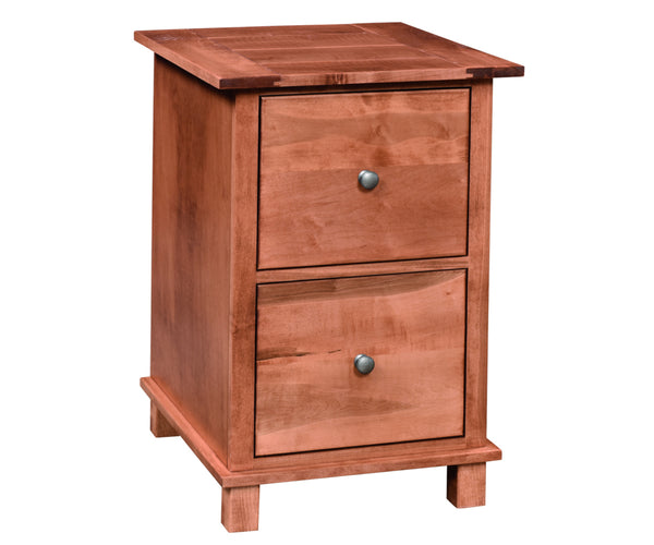 Farmerstown - Amish Hardwood 2 Drawer File Cabinet - The Wood Reserve