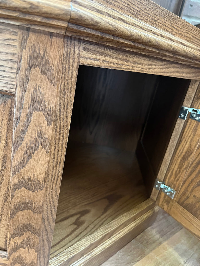 The Revolver - Amish Corner Gun Cabinet with Rotating Gun Rack Carouse ...