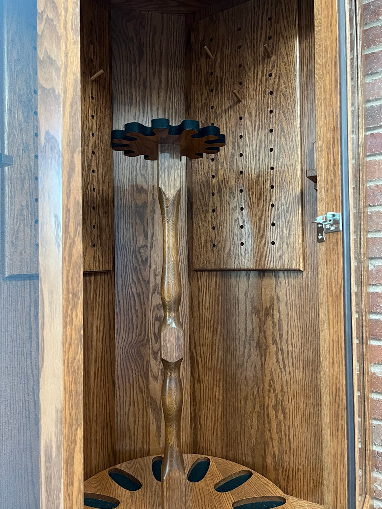 Amish Handcrafted Solid Wood Gun Cabinets - The Wood Reserve