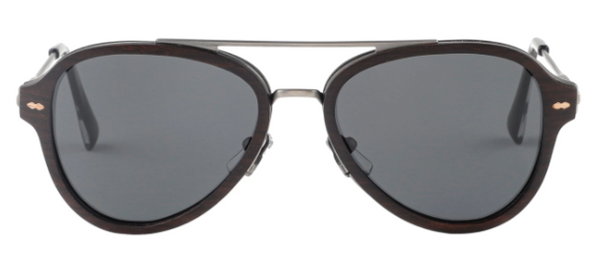 Redford / Metal x Wood Sunglasses / Polarized Lenses - The Wood Reserve