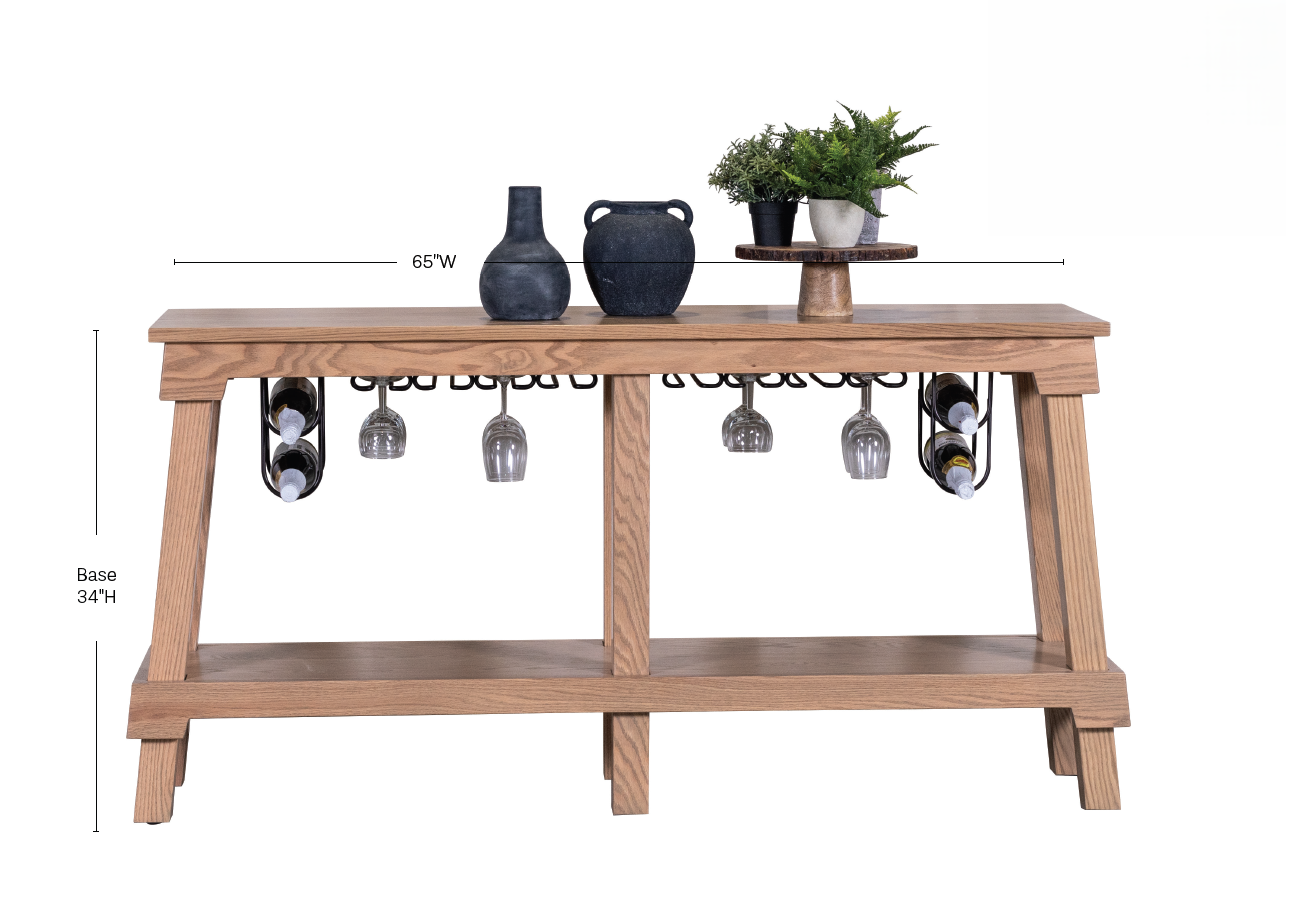 Vestibule - Amish Handcrafted Wine Server Cabinet / Quick Ship - The ...