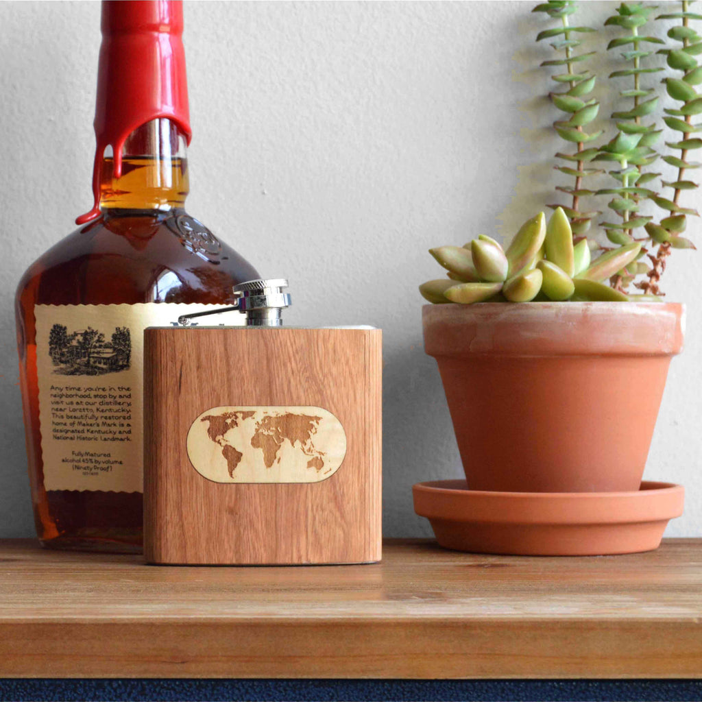 Handmade in the USA - Wood Flasks from The Wood Reserve